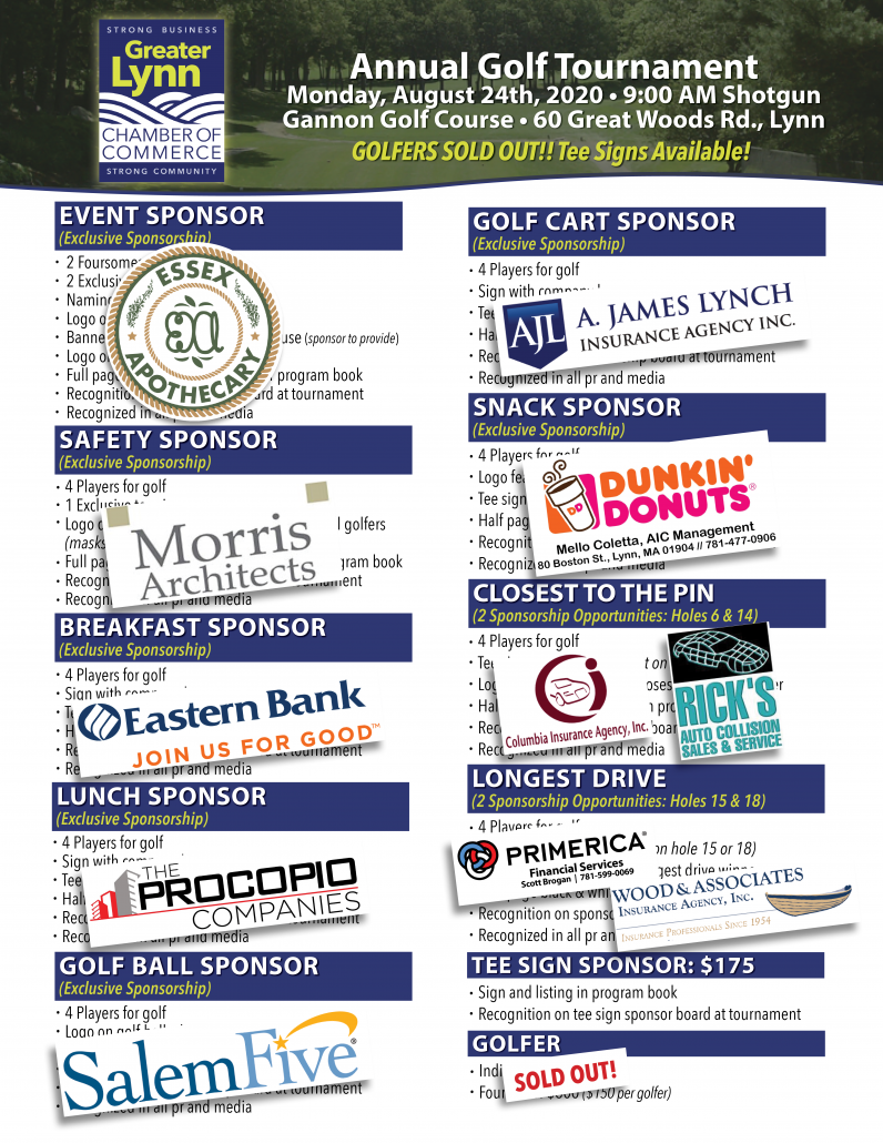 2020 GLCC Golf Tournament - Greater Lynn Chamber of Commerce